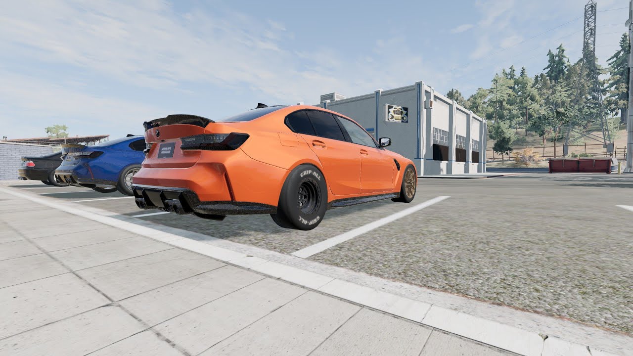 BeamNG|Drag Racing with my Built G80 M3|Dodge Challenger Demon gets ...