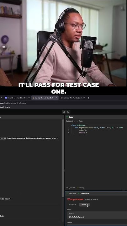 Can You Answer Leetcode By Hard Coding The Answers Coding Python Programming Youtube
