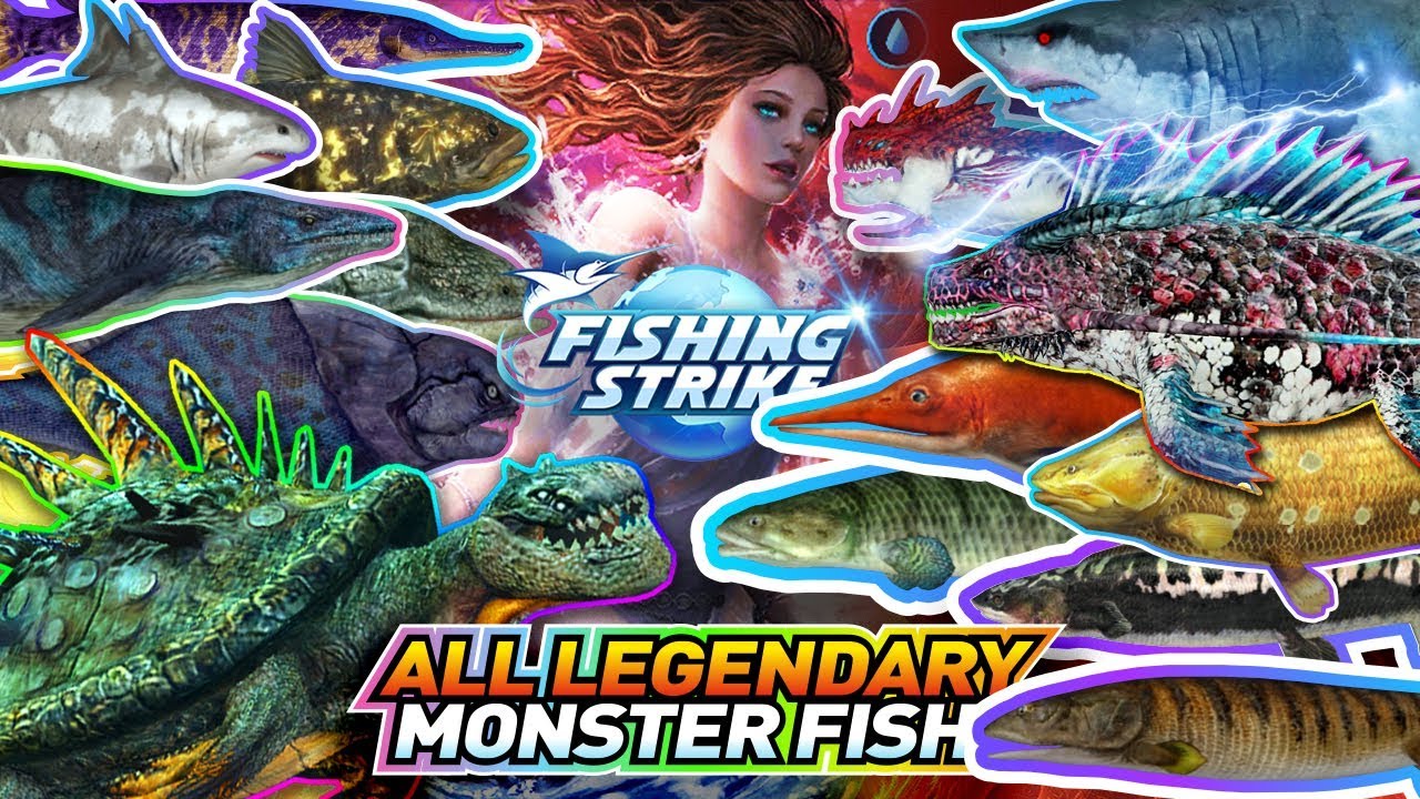 ALL LEGENDARY FISH CATCH WITH TRANSCENDENT ANGELA【釣魚大亨 Fishing Strike ...