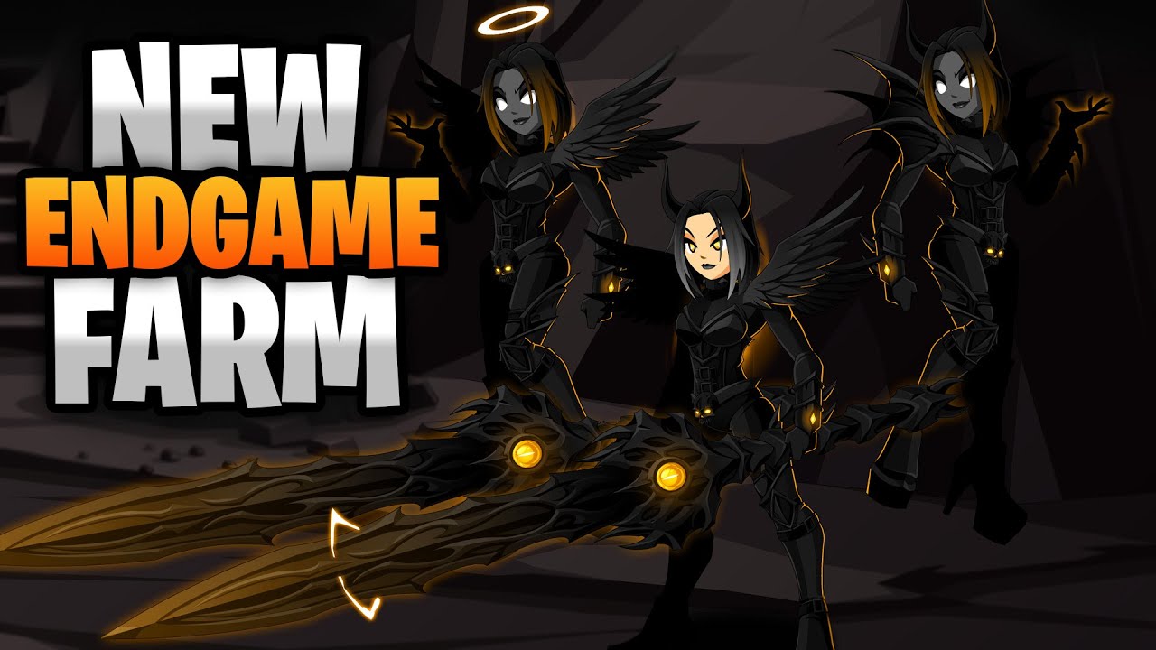New Endgame Farm AQWorlds Hollowborn Farm - YouTube