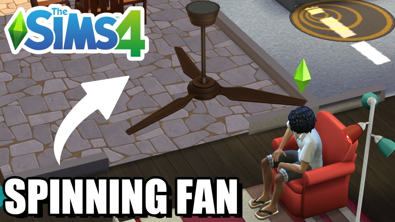How To Get & Use A Ceiling Fan (Without Mods/CC) - The Sims 4 - YouTube