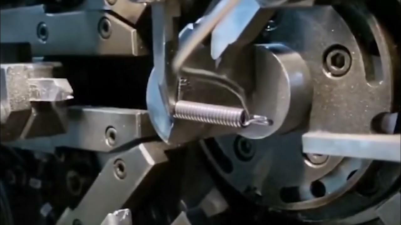 Small size extension spring - YouTube