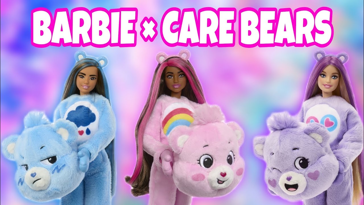 Barbie × Care Bears Cutie Reveal first look 🩷🐻 - YouTube
