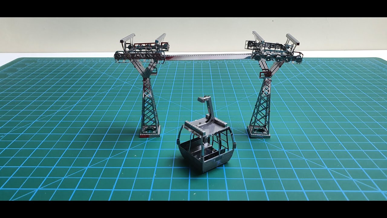 3D Metal Model Assembly (Aerial tramway) - YouTube