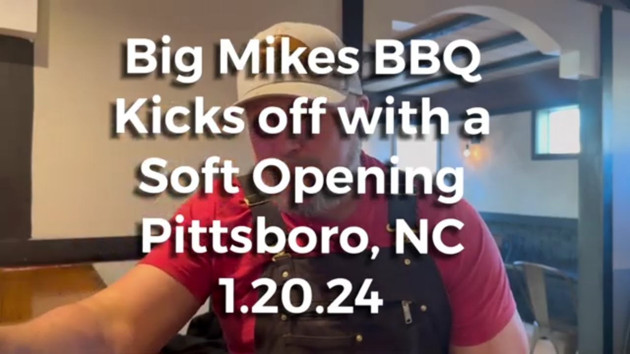 We talk with the owner of Big Mike’s BBQ that opens in Pittsboro this week - 1.20.24 - YouTube