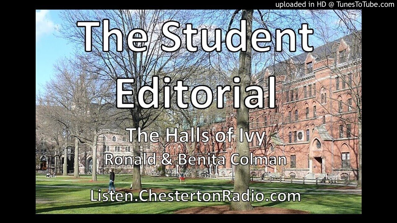 The Student Editorial - Halls of Ivy - Ronald & Benita Colman - YouTube