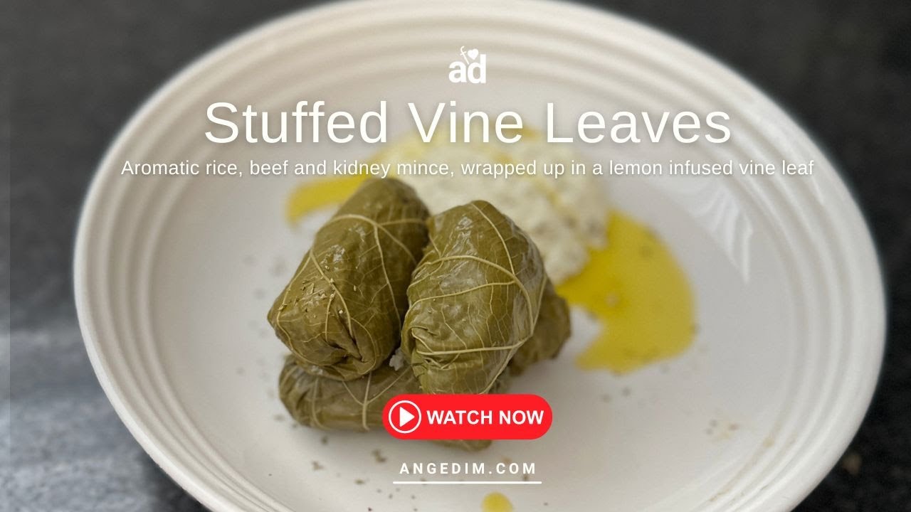 Stuffed Vine Leaves - YouTube