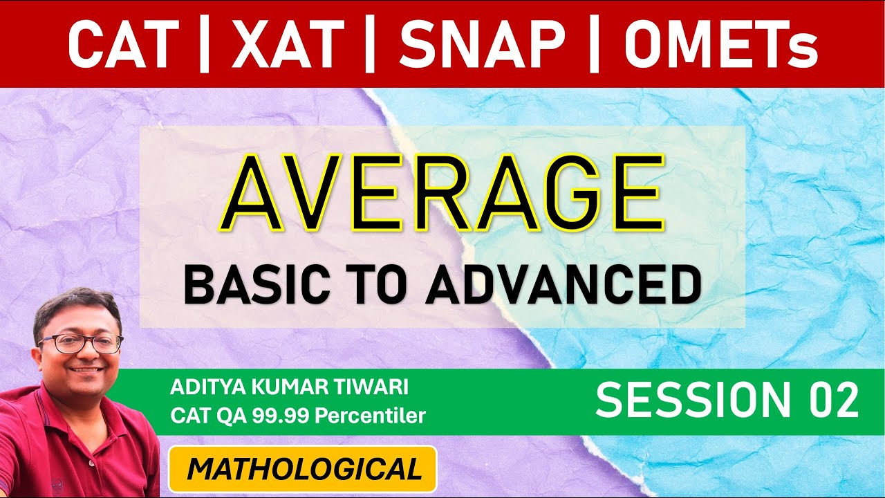 Average | Arithmetic Progression || CAT 2024 Preparation | Arithmetic ...