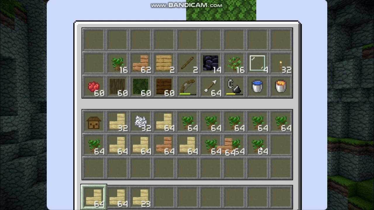 This is what happens when you load a previous version of the world in ...