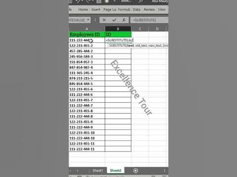 Excel Interview Questions🤔Substitute Tips And Tricks🤠 #shorts #exceltutorial #excel - YouTube