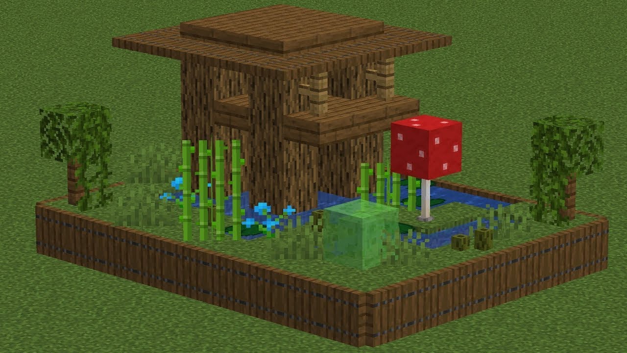 mini swamp biome - YouTube