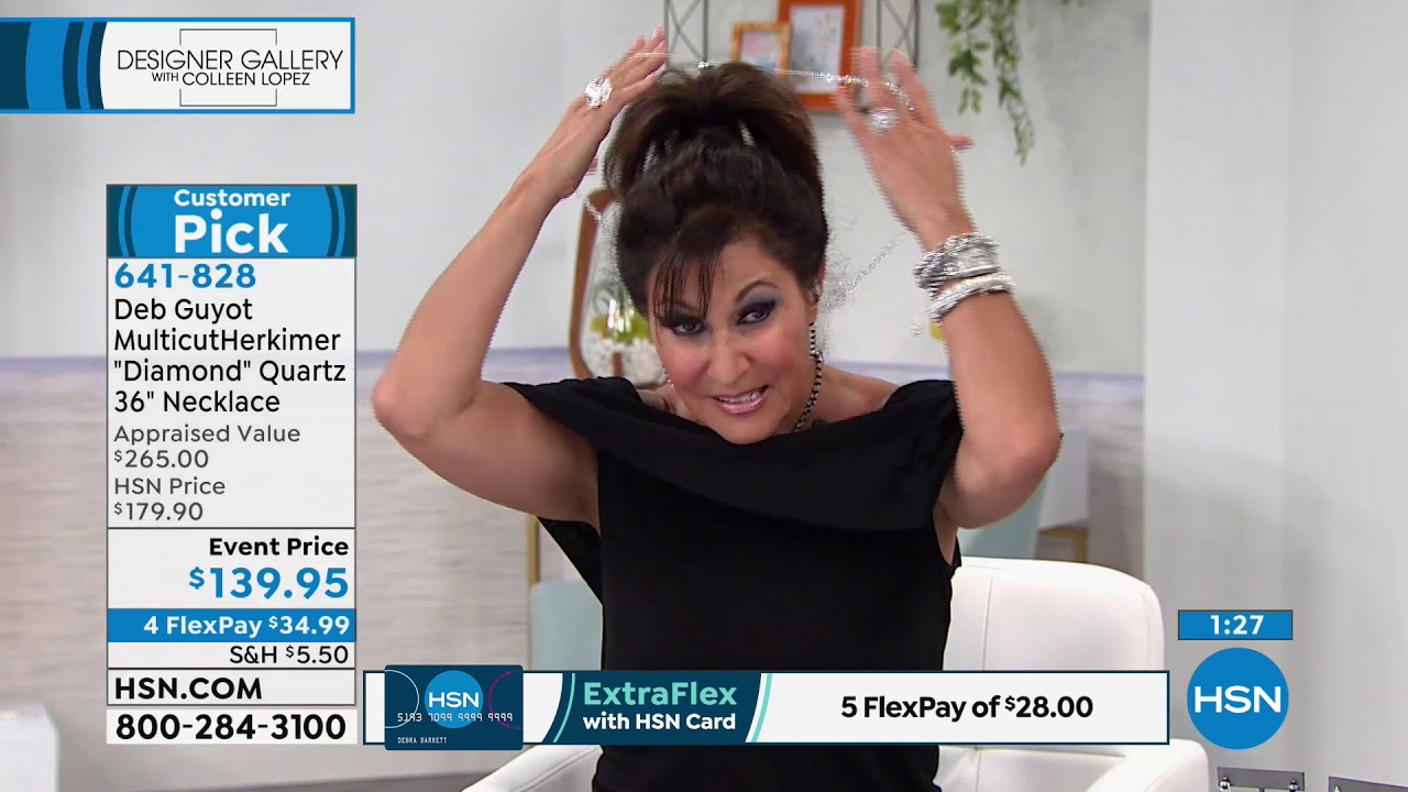 Deb Guyot 88.25ctw Multicut Herkimer "Diamond" Quartz 36... - YouTube