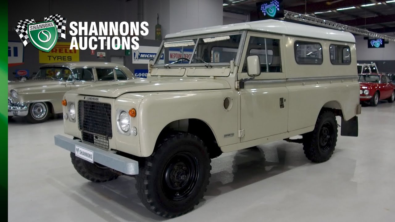 1981 Land Rover Series III 109'' Stage 1 V8 Wagon - 2022 Shannons ...