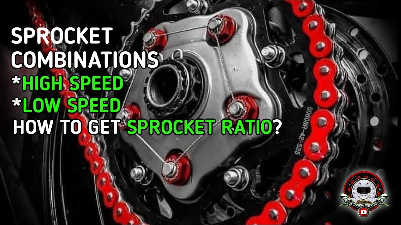 SPROCKET COMBINATION HIGH SPEED & LOW SPEED | AJDIAMON - YouTube