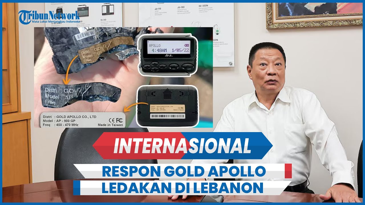 Gold Apollo Bantah Buat Pager Dipakai Peledakan di Lebanon - YouTube