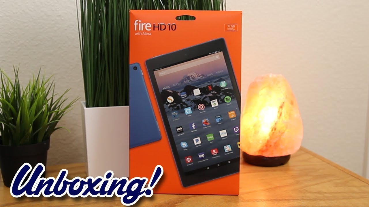Unboxing: Amazon Fire HD 10 with Alexa (New for 2017) - YouTube