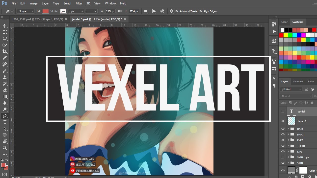 VEXEL ART TUTORIAL - UPCOMING VEXEL ART TUTORIALS Vexel Art Minimal n ...