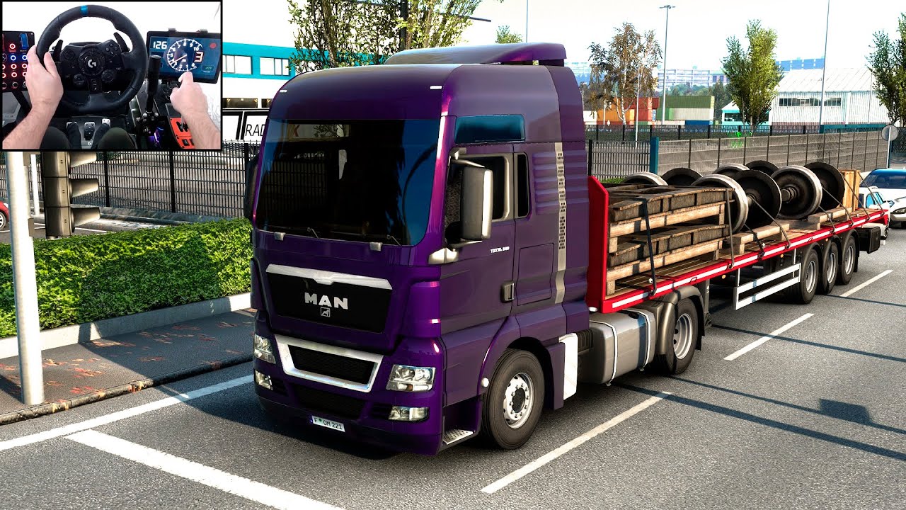 MAN TGX 18.540 | Euro Truck Simulator 2 | Logitech G923+Web cam [4k ...