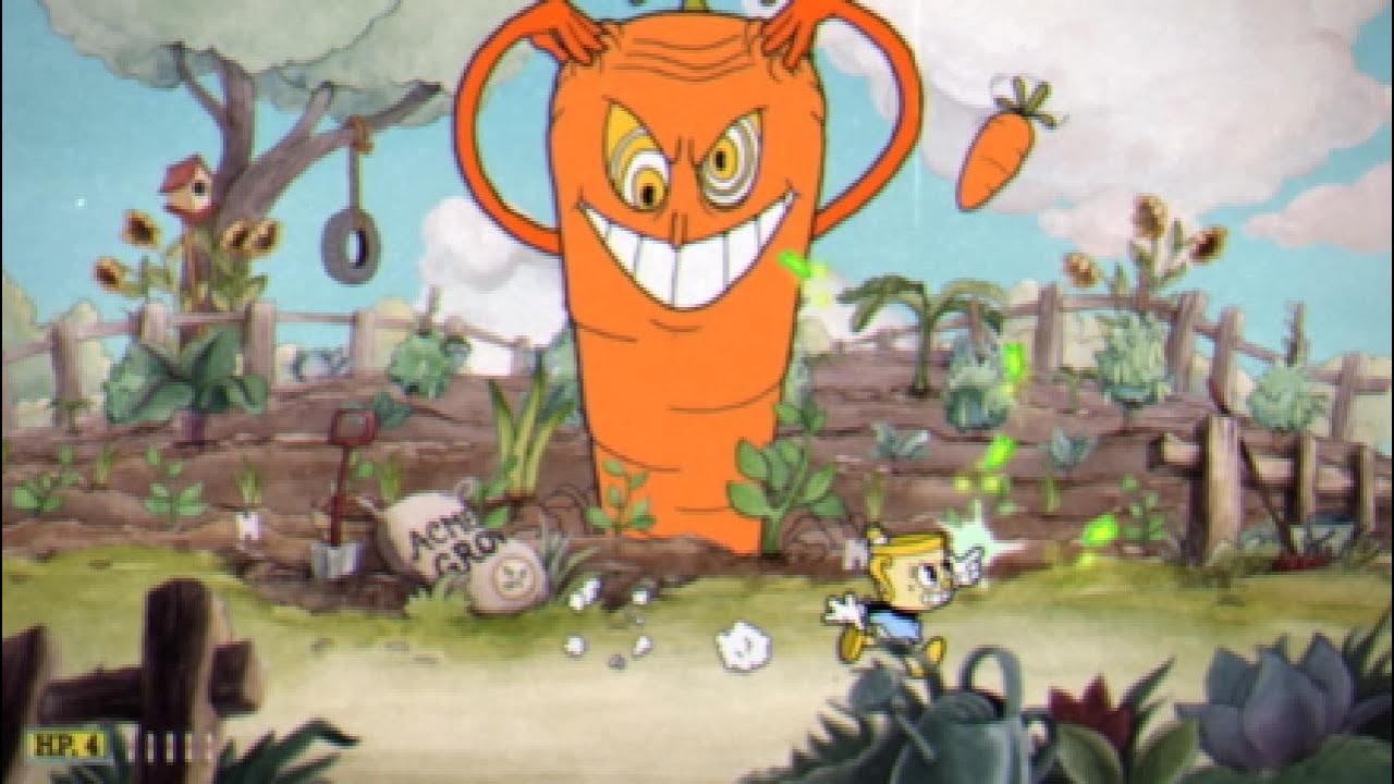 First Playthrough of Cuphead - World 1 Bosses - YouTube