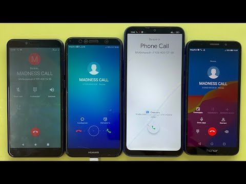 HUAWEI Y6 2018 Vs Xiaomi Redmi 9C NFC Incoming Call & DEXP BL155 and Honor 7A Outgoing Call