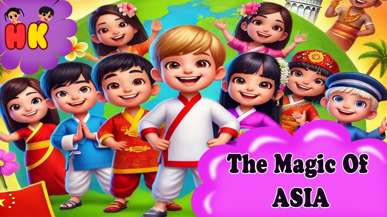 Explore Asia: Fun Kids Song About China, India, Japan, South Korea ...