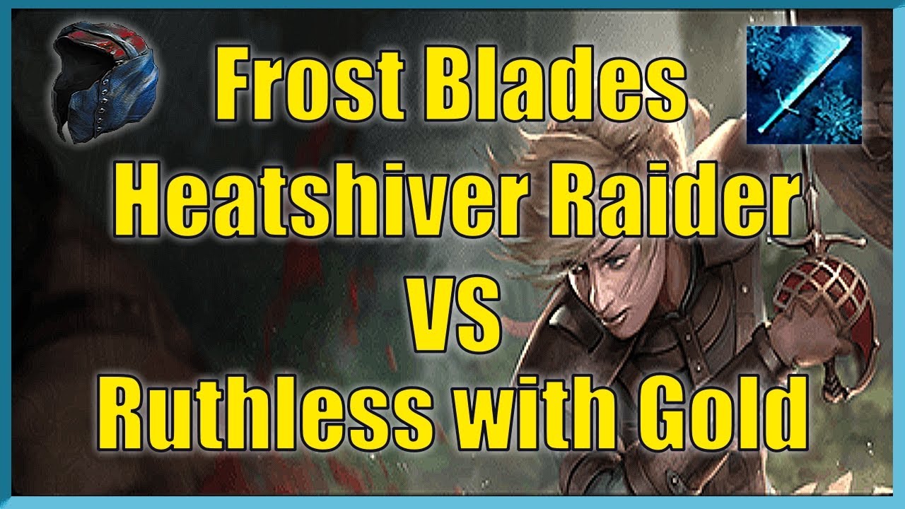 [POE] Heatshiver Frost Blades Raider is ZOOMING in Ruthless with gold ...
