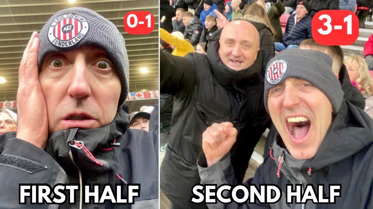 Sunderland 3-1 Plymouth Vlog | Game Of Two Halfs. Beale Does The ...