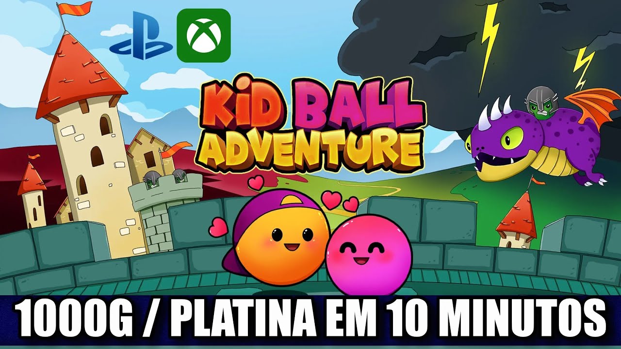 Kid Ball Adventure - 1000G / Platina em 10 Minutos! (Xbox Series X ...
