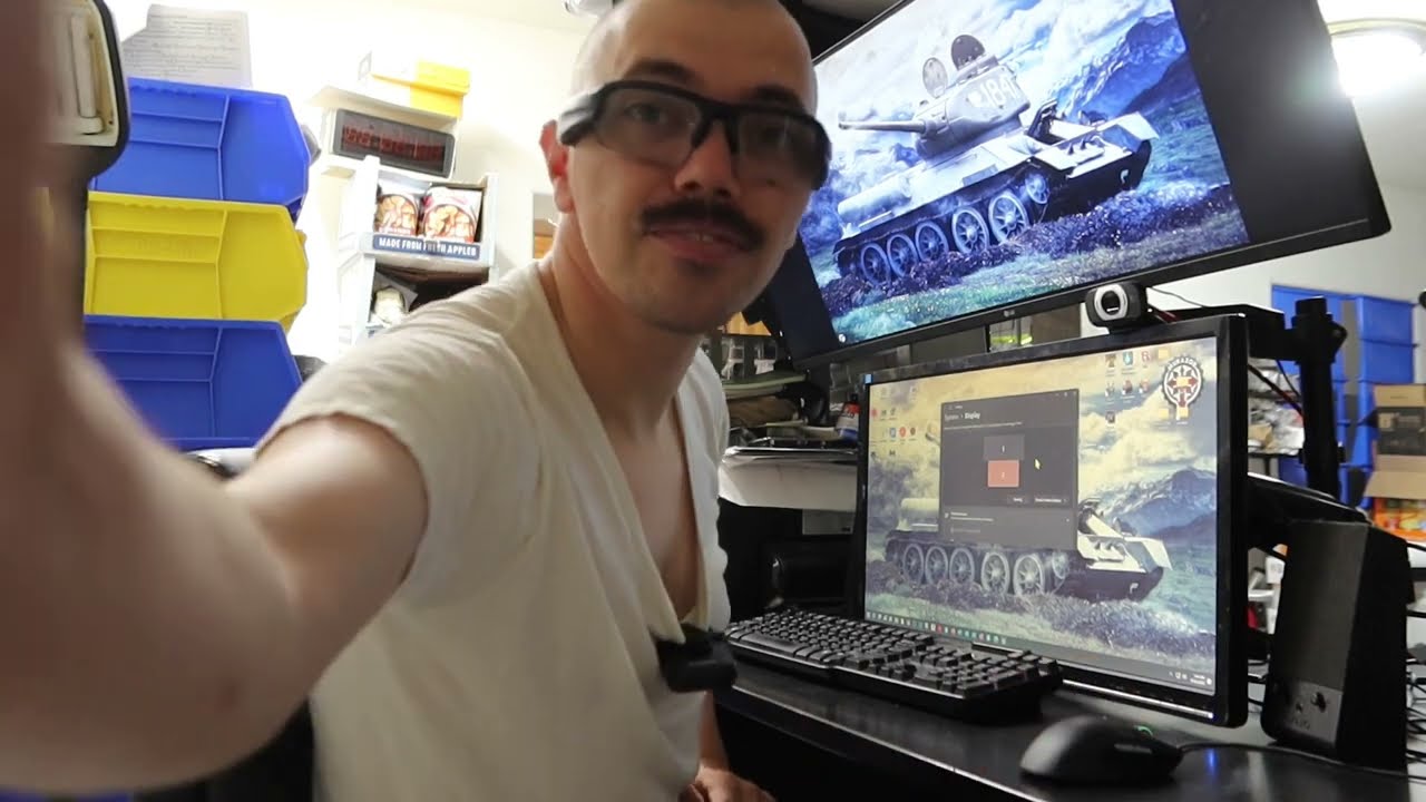 New double stack monitor stand - YouTube
