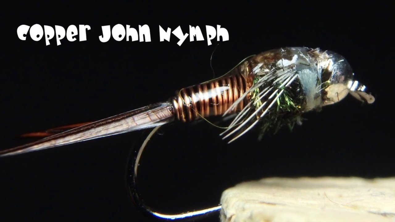 fly tying COPPER JOHN NYMPH por Jorge G - YouTube