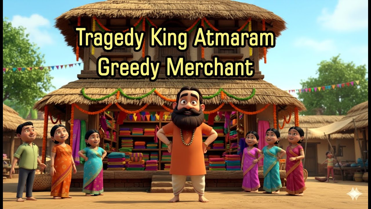 Tragedy King Atmaram | Greedy Merchant Atmaram Story | Moral Story for ...