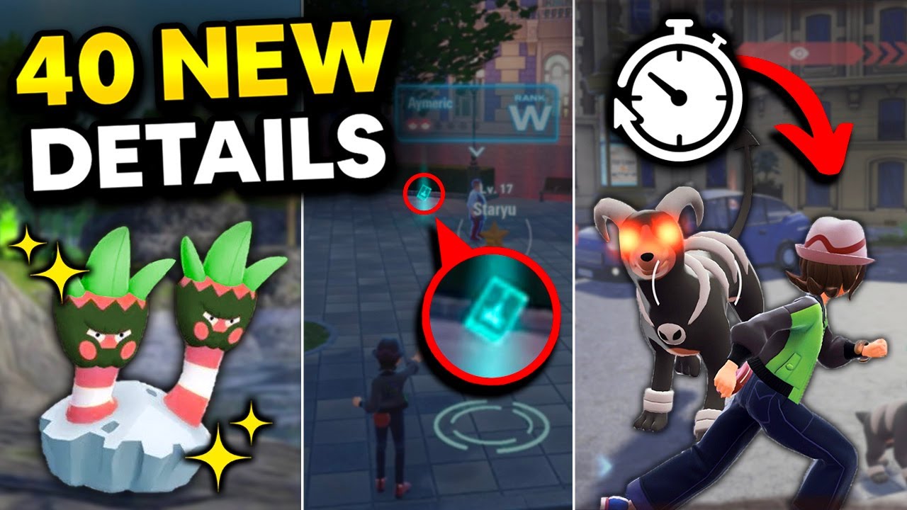 Shiny Sound, Timers & More! ALL Pokemon Legends Z-A Preview News - YouTube