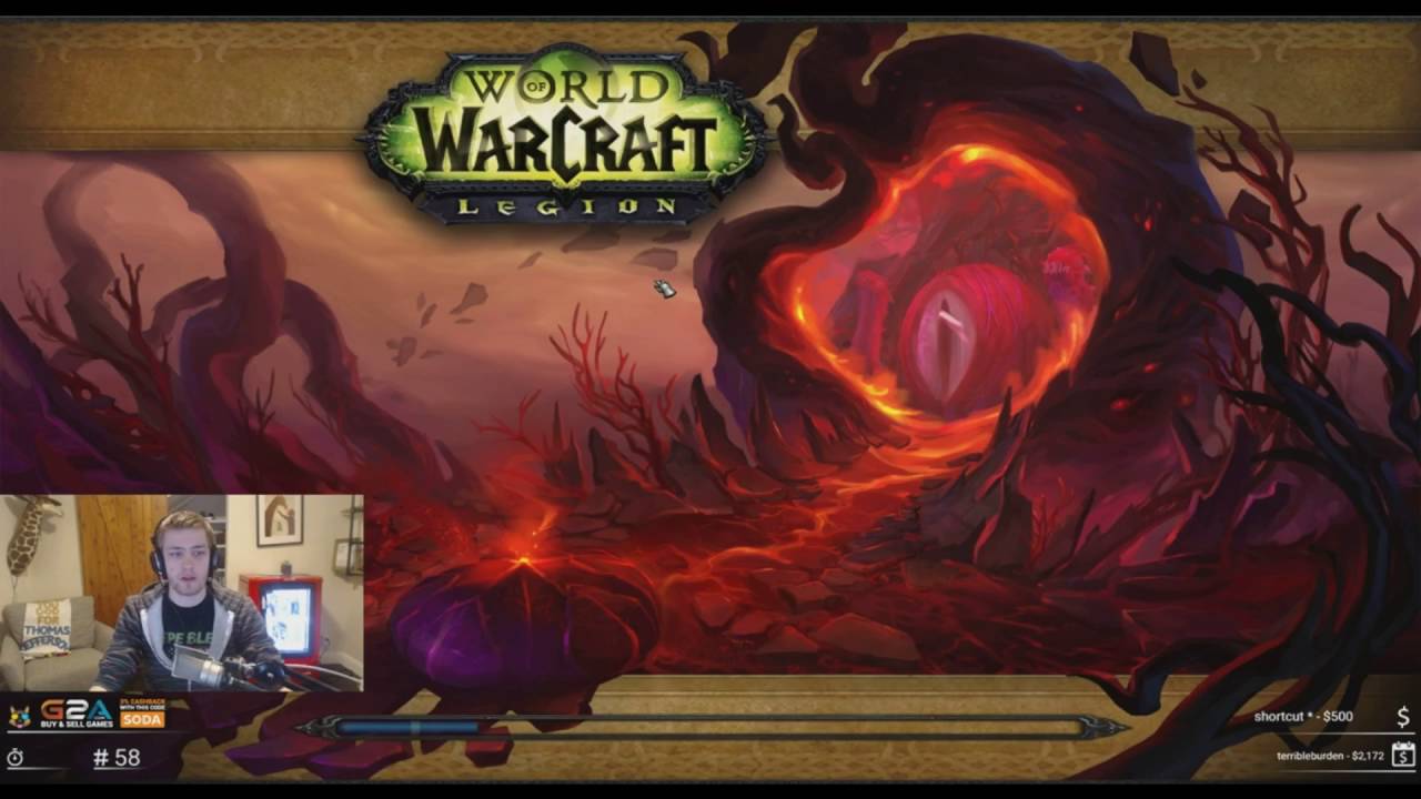 World of Warcraft Legion: Sodapoppin FULL WoW Legion Raid - Xavius Raid ...