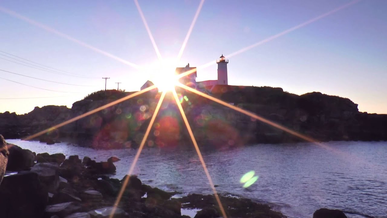 Nubble Lighthouse - Sunrise Timelapse - YouTube