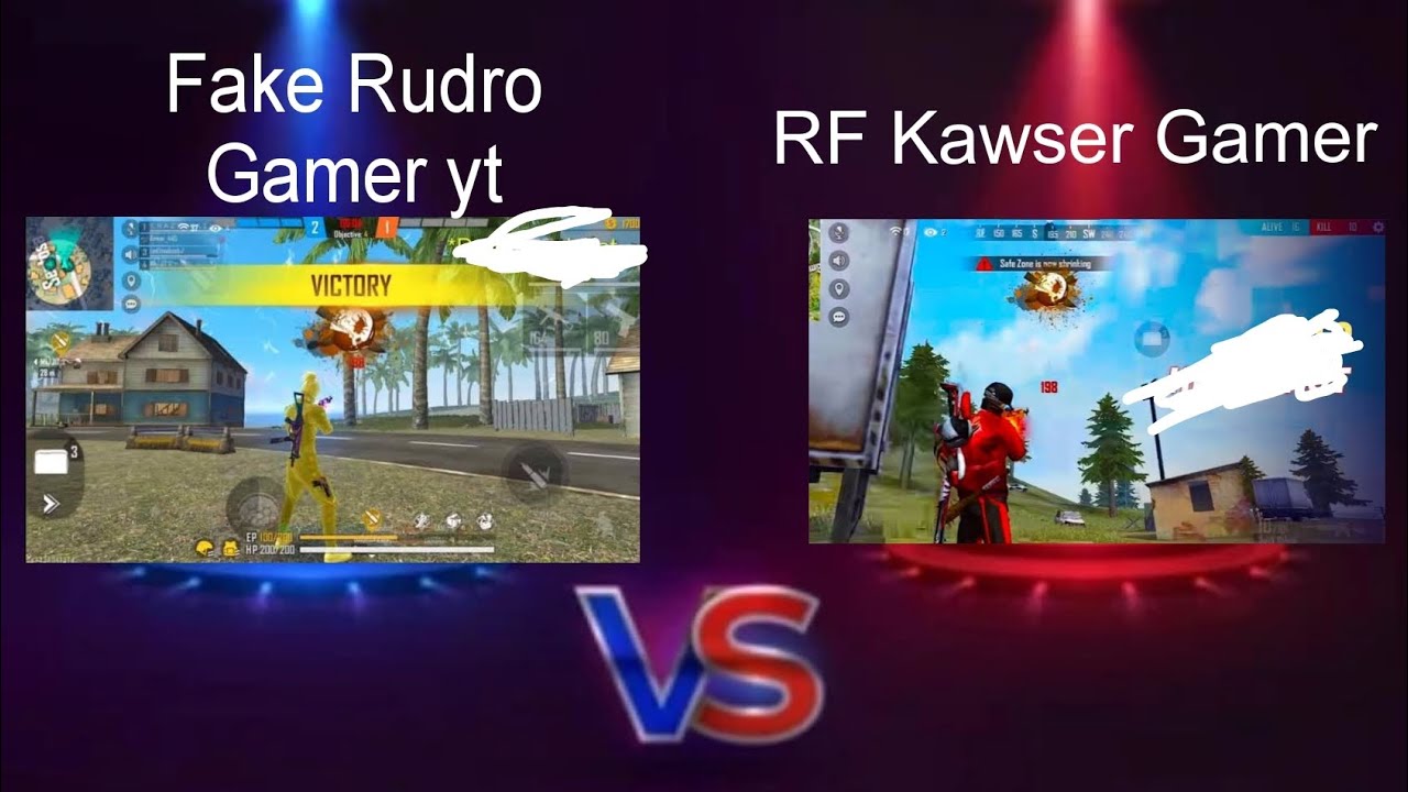 RF Kawser gamer vs Fake Rudro gamer yt😱 only headshot game ⚡ ️ - YouTube