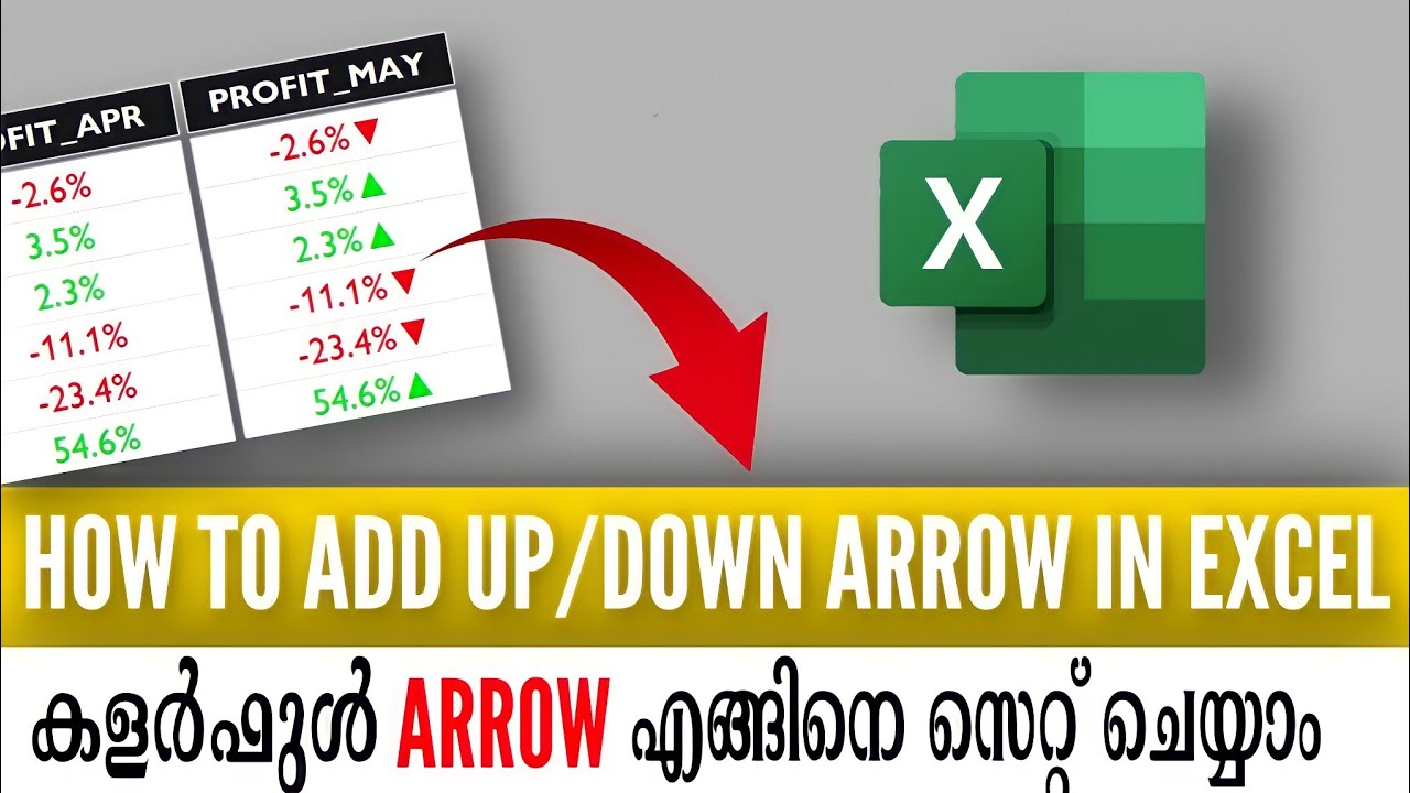How To Use Increase Decrease Arrows In Excel Excel Malayalam YouTube How To Use Increase Decrease Arrows In Excel Excel Malayalam YouTube
