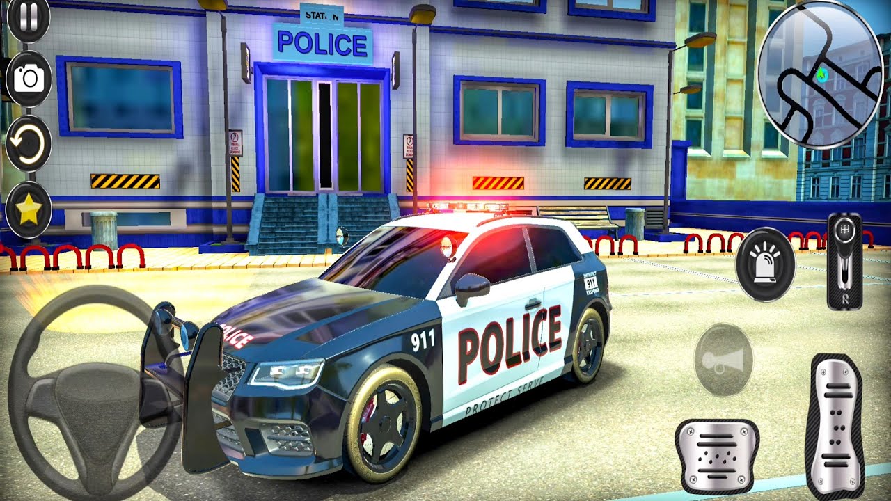 US Police SUV Car Drift in The City, Police Chase Driving - Police Car ...