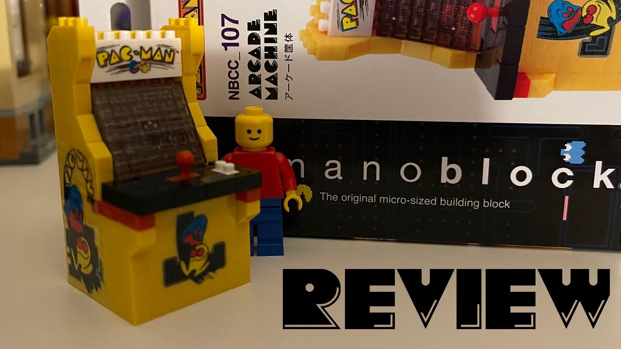 Pac-Man Nanoblock Arcade Machine Review - YouTube