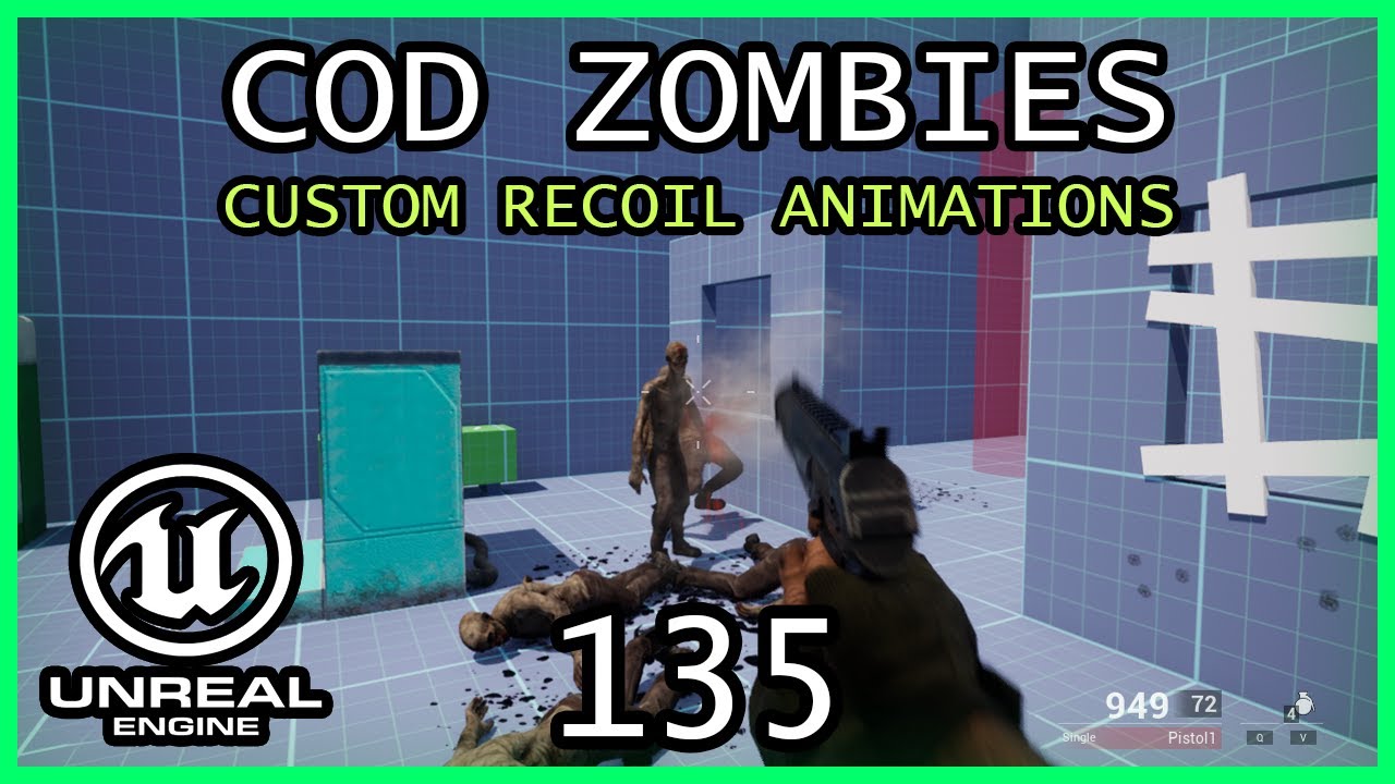 Custom Recoil Animations Unreal Engine 5 Cod Zombies Series Part 135