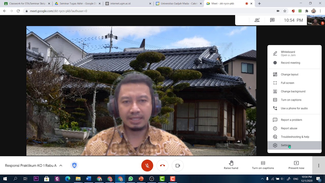 Tutorial Setting Kamera pada Gmeet - YouTube