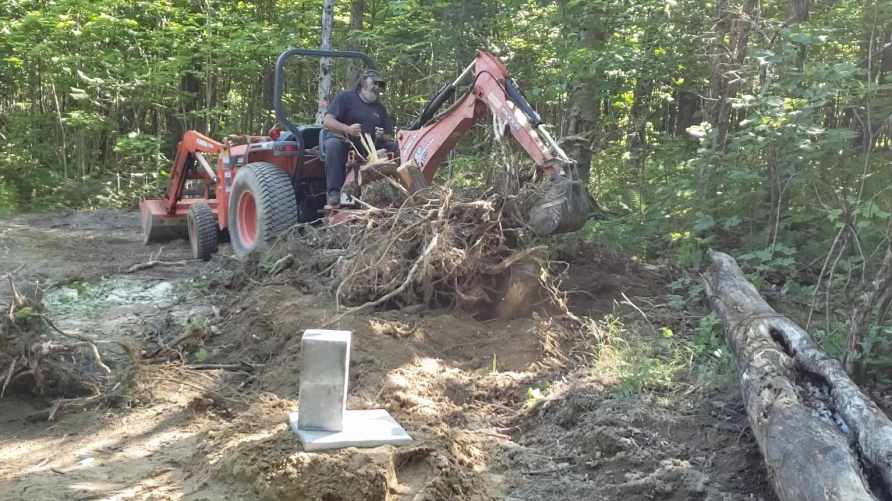 5 - Digging up a big root system (part 1) - YouTube