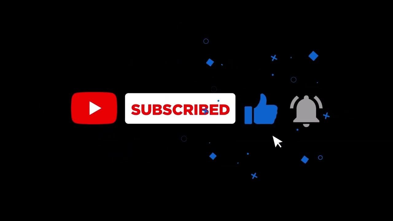 Copyright-Free Animated Subscribe Button Intro | No Copyright Subscribe Button Outro - YouTube
