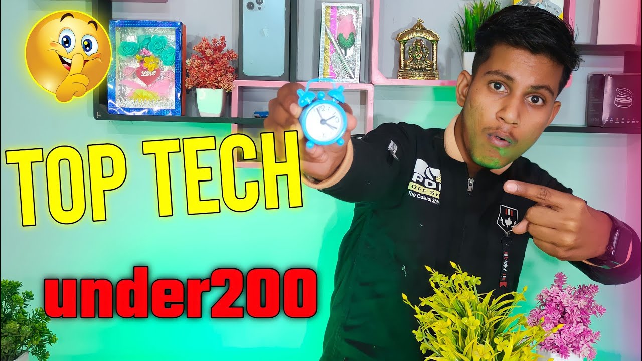 Top Tech Gadget Under 200 🔥 // Best Alarm Clock Under 200 on Amazon ...