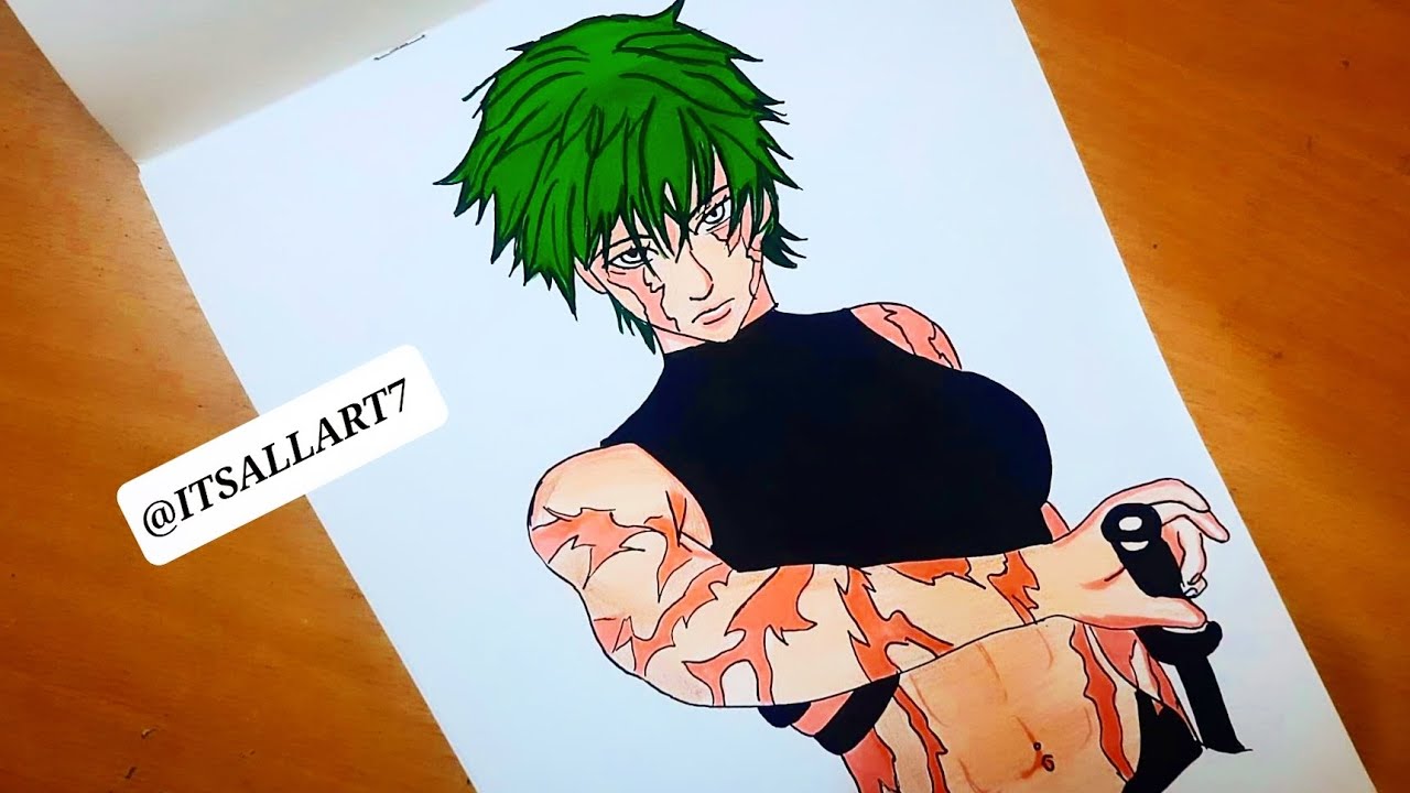 Drawing - maki zenin full body // speed drawing - maki zenin full body ...