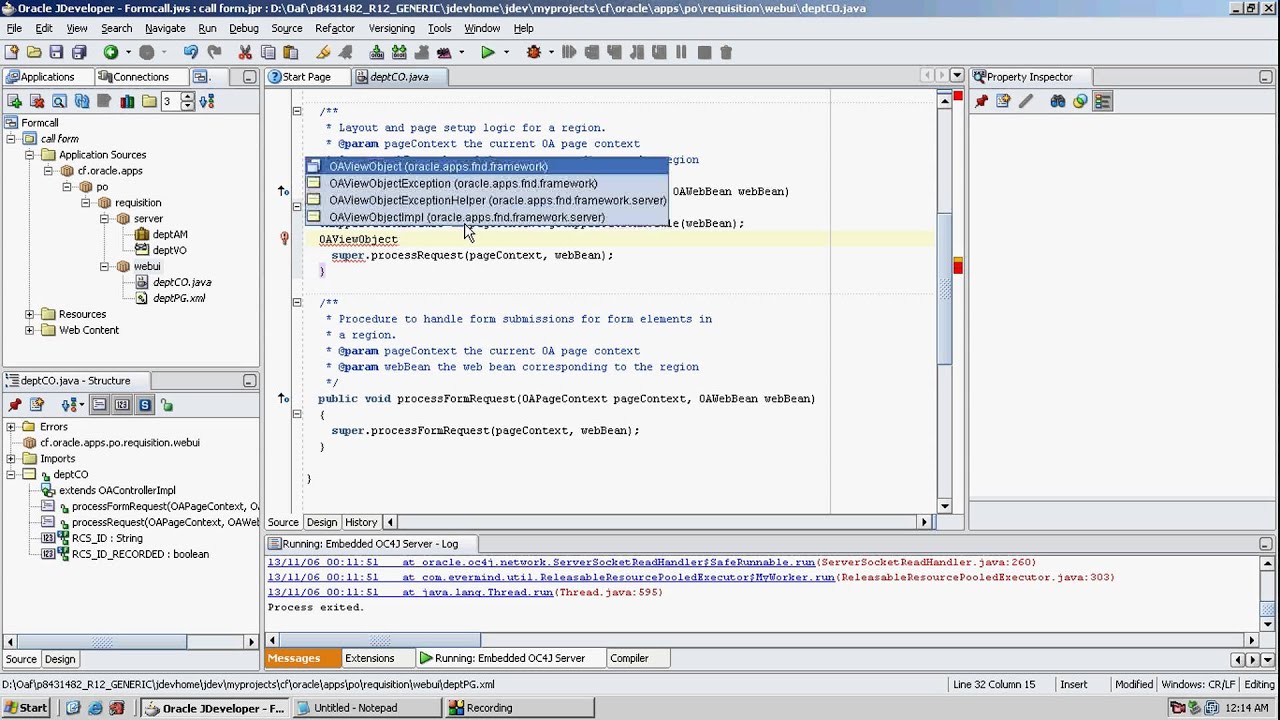 Calling One Form From Another in oaf - YouTube