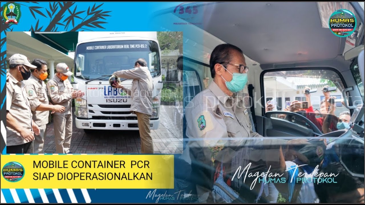 Launching Mobil PCR - MOBILE CONTAINER PCR SIAP DIOPERASIONALKAN - YouTube