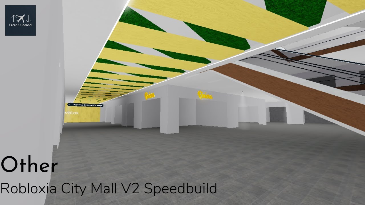 Robloxia City Mall V2 Speedbuild - YouTube