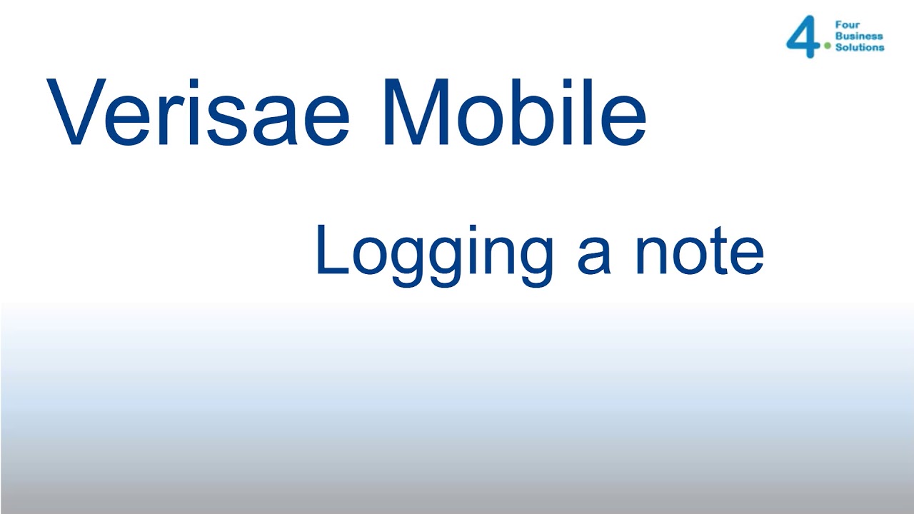 Verisae Mobile Training 4 - ETA update and Logging a Note - YouTube
