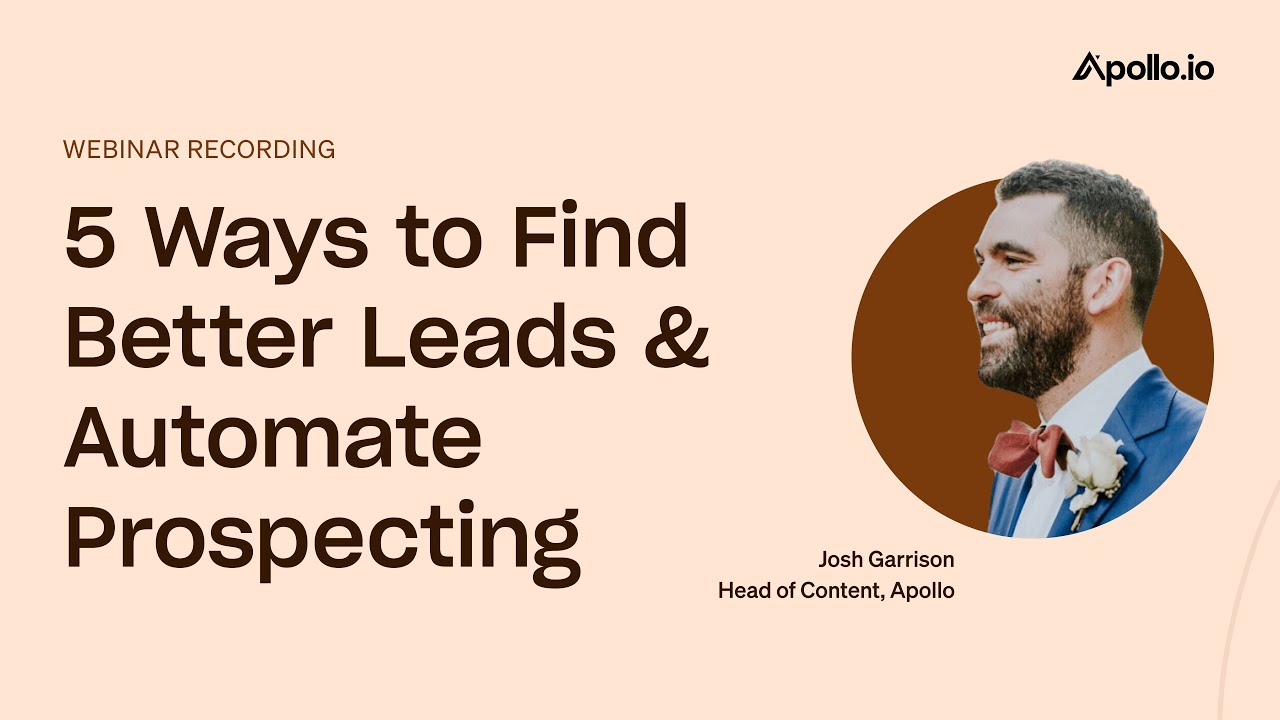 5 Ways to Find Better Leads & Automate Prospecting - YouTube