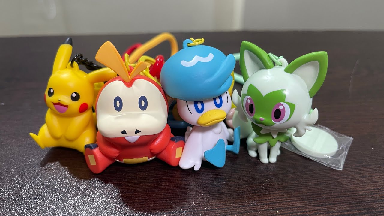Miniso Pokemon Keychains - YouTube
